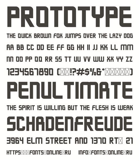 Prototype Font