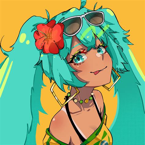 Hatsune Miku And Brazilian Miku Vocaloid Drawn By Trooves Danbooru