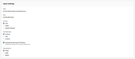 Select From S3 Query Data Via S3 Select Dev Community