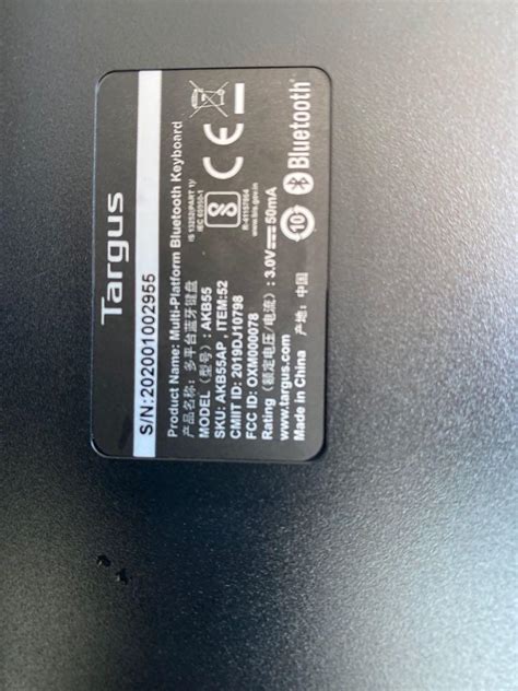 Targus Bluetooth Keyboard AKB Computers Tech Parts Accessories Computer Keyboard On