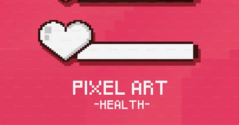 픽셀 아트 건강 하트 디자인 벡터 Unsplash의 벡터 이미지