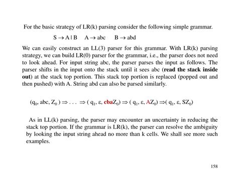 Ppt Lrk Parsing Powerpoint Presentation Free Download Id6603