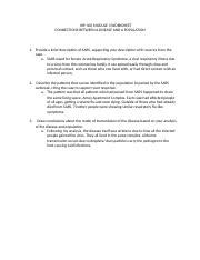 IHP 300 MODULE 3 WORKSHEET Docx IHP 300 MODULE 3 WORKSHEET CONNECTIONS BETWEEN A DISEASE AND A