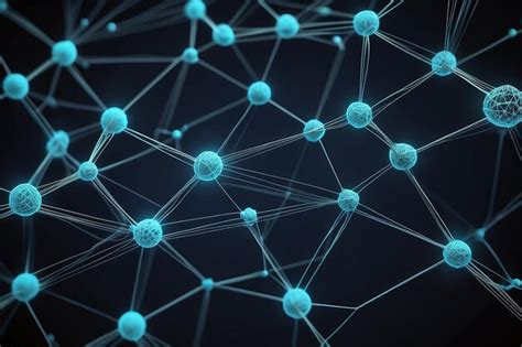 Premium Photo An Abstract Node Network Background Image