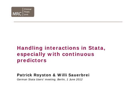 Pdf Handling Interactions In Statahandling Interactions In · Pdf Filehandling Interactions