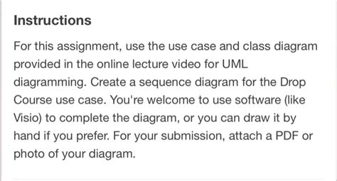 Instructions For This Assignment Use The Use Case Chegg