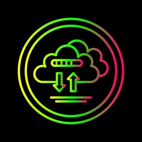 Cloud Data Vector Icon 20228841 Vector Art At Vecteezy
