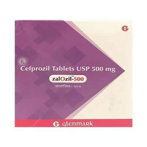 Cefprozil 500mg Tablet 6 Tablets In 1 Strip Treatment Bacterial