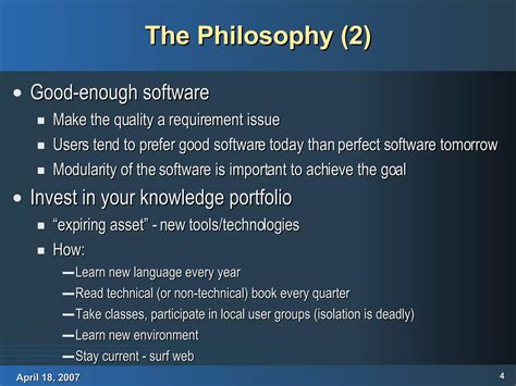Writting Better Software Ppt