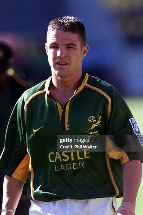 South Africas Andre Pretorius During The Telecom International Rugby