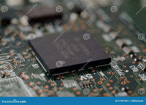 Close Up CSP Micro BGA On PCB Stock Image Image Of Communication Closeup 51991891