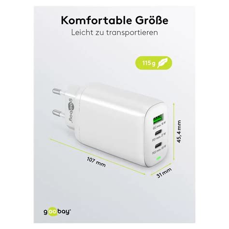 Usb C Pd X Multiport Snabbladdare W Vit