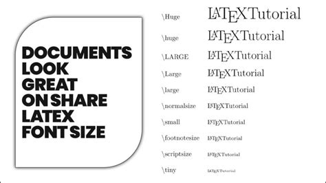 Documents Look Great On Share Latex Font Size Explained