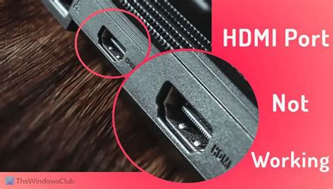 Hdmi Port Not Working Properly On Windows Laptop