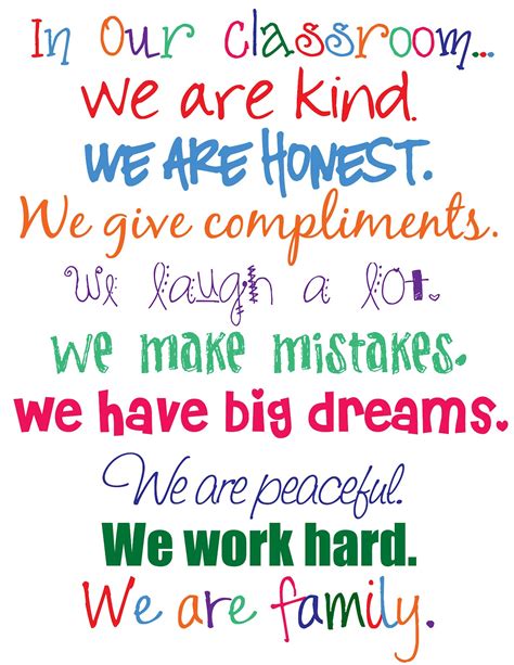 Teaching Aids Classroom Rules Kickstory Lifestyle Blogger