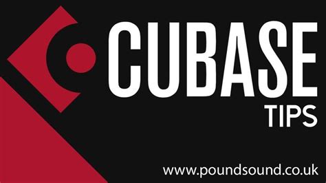 Cubase Tips Workflow Enhancing Tips Tricks Cubase Home Recording Studio Tips