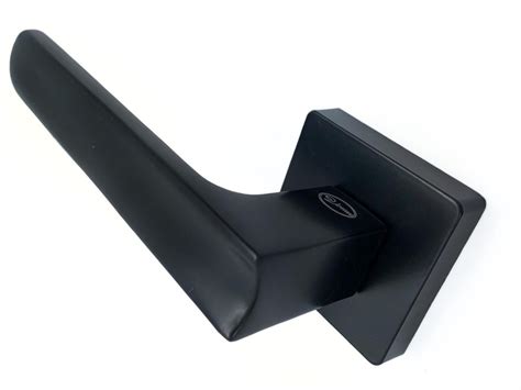 ᐉ Врізний замок Vortex As 16 з ручками на розетах для міжкімнатних дверей під ключ Matte Black