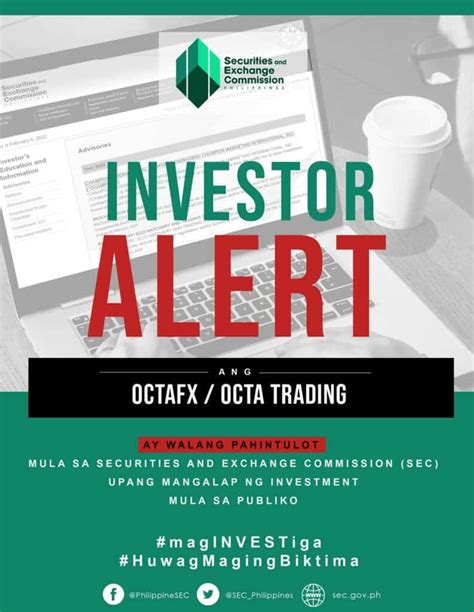 Sec Says Octafxocta Trading Is Illegal In The Philippines