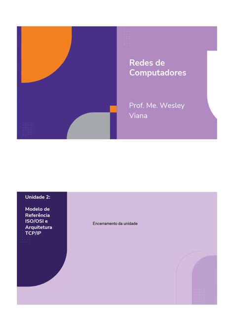 Camadas E Protocolos Da Arquitetura Tcp Ip Camadas De Transporte E Aplicação Pdf Modelo Osi