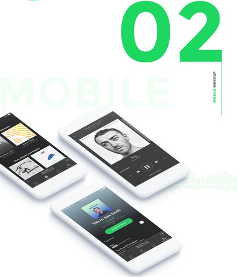 Free Spotify Mockup Behance