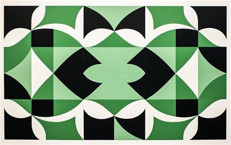 Premium Photo Abstract Pattern Design With Overlapping Geometric Shapes