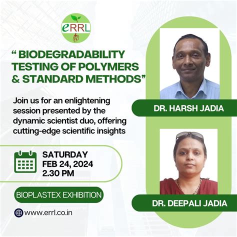 Errl Lab On Linkedin Bioplastex2024 Sustainability Biodegradability Expertsspeak Errl