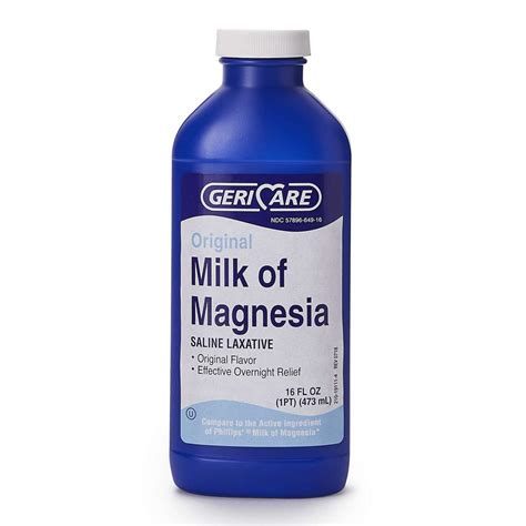 Geri Care Magnesium Hydroxide Laxative
