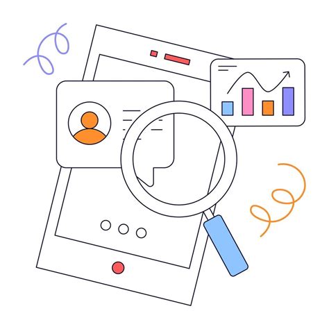 Financial Analysis Flat Animated Illustration 14659857 Vector Art At
