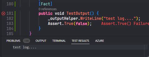 Bug No Output Recorded After Unit Testing Using Xunit Issue Microsoft Vscode