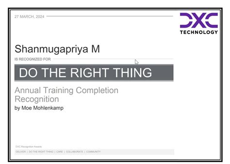 Shanmugapriya M On Linkedin Dxc Security Code