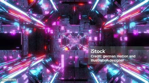 빛나는 비행 구체 입자 3d 일러스트 배경 벽지 그래픽 디자인과 미래 공상 과학 터널 복도 0명에 대한 스톡 사진 및 기타 이미지 0명 독일 디자인 Istock