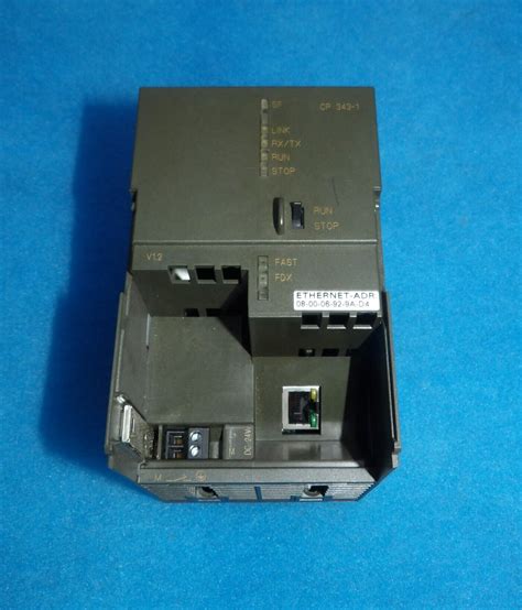 Siemens 6gk7 343 1ex20 0xe0 Communication Processor W O Lid 1 Year Warranty Integrity