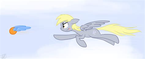 Safe Artist Wan Derpy Hooves Pegasus Pony Chase