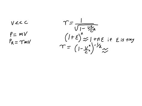 Solved The Expressions For The Relativistic Linear Momentum And The