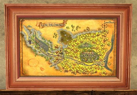 Item Map Of Lothlórien Lotro