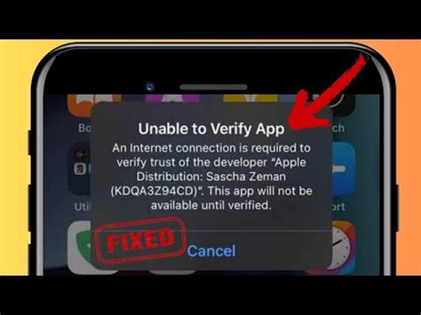 How To Fix Unable To Verify App An Internet Connection Is Required To Verify Trust Of The