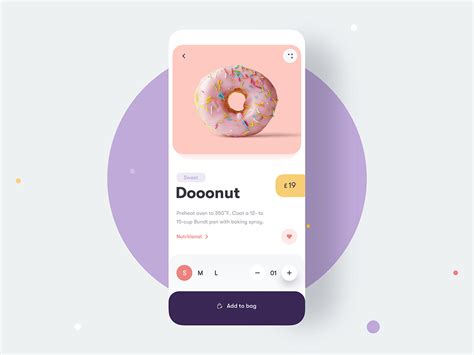 Sweets Mobile App 🍭 Behance