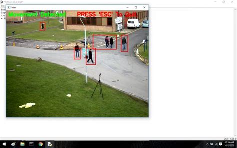 Motion Detection Using The Machine Learning With Python Project In Python With Source Code And