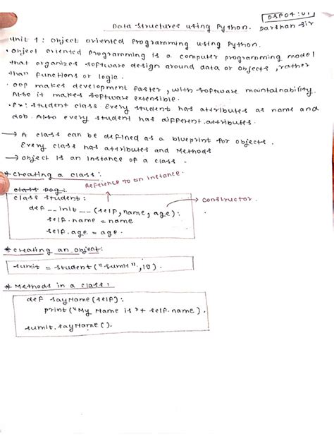 python unit 4 pdf pdf