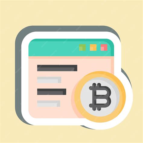 Premium Vector Sticker Mining Software Related To Cryptography Symbol