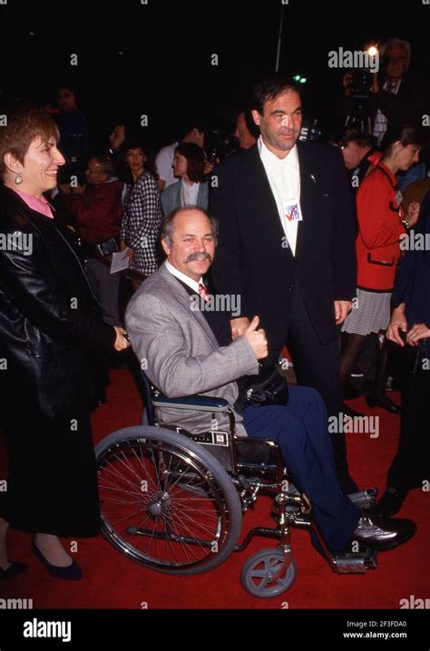 Ron Kovic And Oliver Stone During Jfk Los Angeles Premiere At Manns
