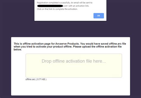 Activate Arcserve UDP License Offline