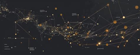 Premium Photo Global Network Connections With Nodes And Data Points On A Dark Background