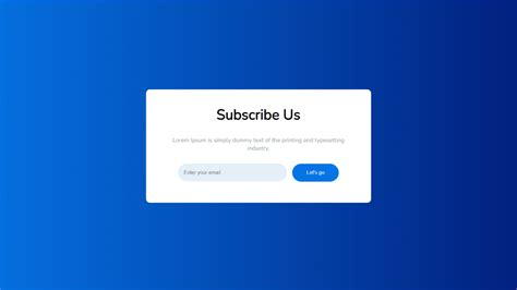 Newsletter Form Card Using Html And Css Coding Torque Coding Torque