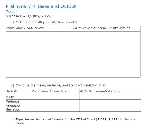 solved preliminary r tasks and output task 1 suppose x ~