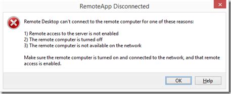RemoteApp Connection Issue With Server From Windows PCs With Event ID In The