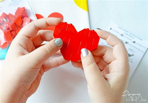 Lego Valentines How To Build A Lego Heart With Free Printables