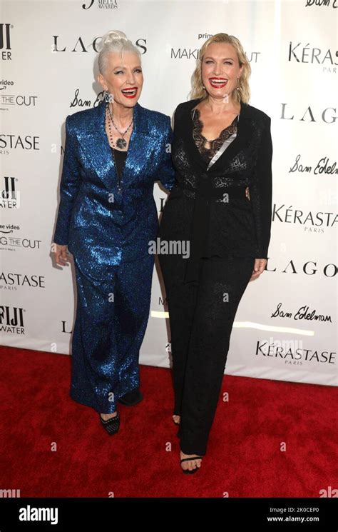 September 10 2022 New York City New York Usa Model Maye Musk And