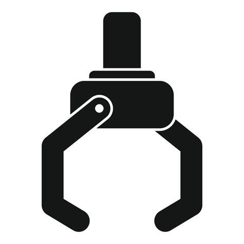 Industrial Robot Arm Picking Up Object Silhouette Icon 48291900 Vector Art At Vecteezy