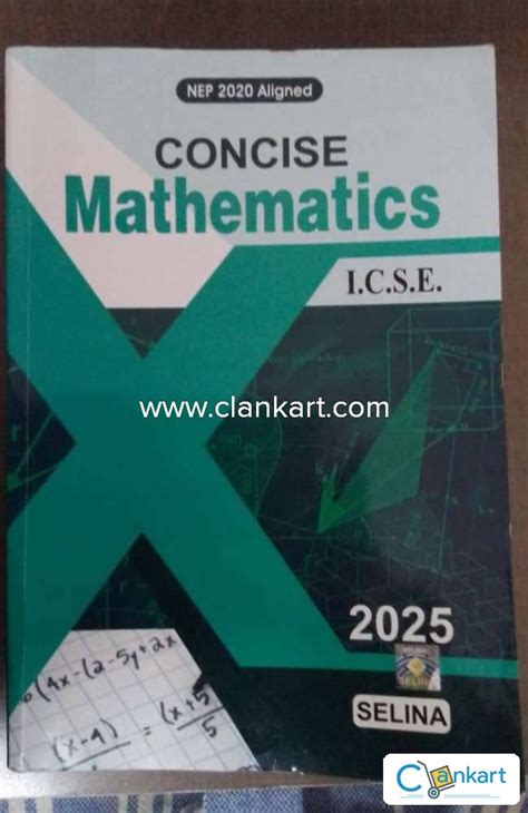 Buy Concise Mathematics Icse Book In Excellent Condition At